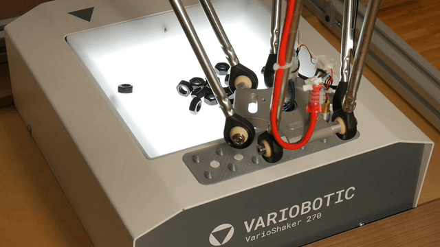 Screw sorting with Delta robot
